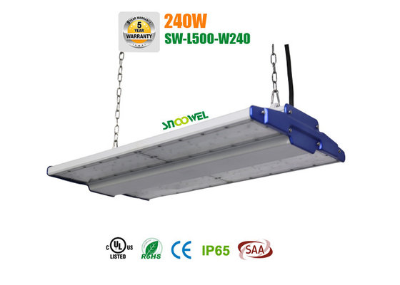IP65 240w Industrial Linear LED Lighting LED Workshop Light Lumileds 3030 SMD supplier