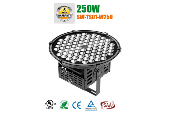 250w exterior spot light fixture for tennis court , outside led spotlights supplier