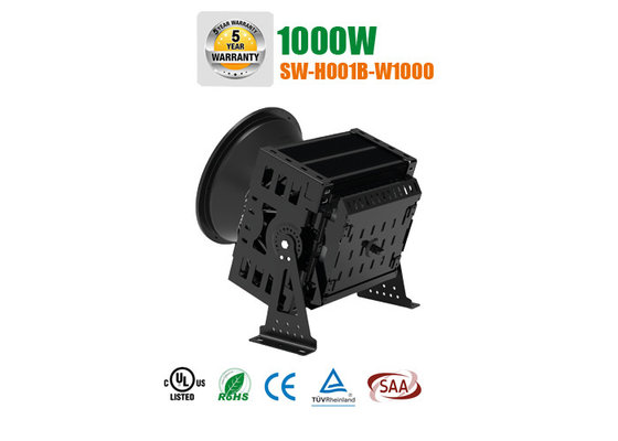 Black outdoor led spot light high power 1000 watt for high mast lighting supplier