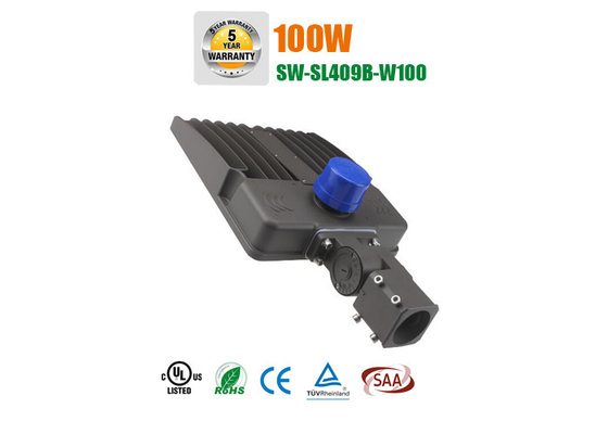 IP65 waterproof 100w shoebox light fixture for street , long life 100000 hours supplier