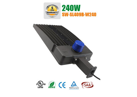 240w LED shoebox light fixture with nema 7 pin photocell 5000K color supplier
