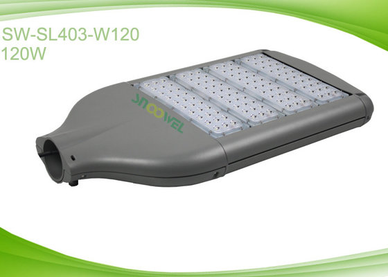 High Brightness IP65 120w LED Street Light Fixtures With BridgeLux 45MIL AC90V - 295V supplier
