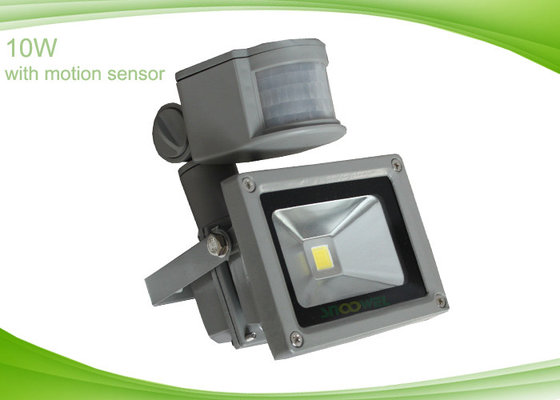 Super Bright Outdoor 10W LED Security Light with PIR Montion Sensor for Lawns , Square supplier