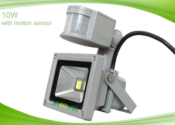 Super Bright Outdoor 10W LED Security Light with PIR Montion Sensor for Lawns , Square supplier