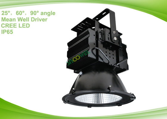 Black 200 Watts CREE LED Floodlights Replace 500w Sodium Lamps for Markers , Square supplier