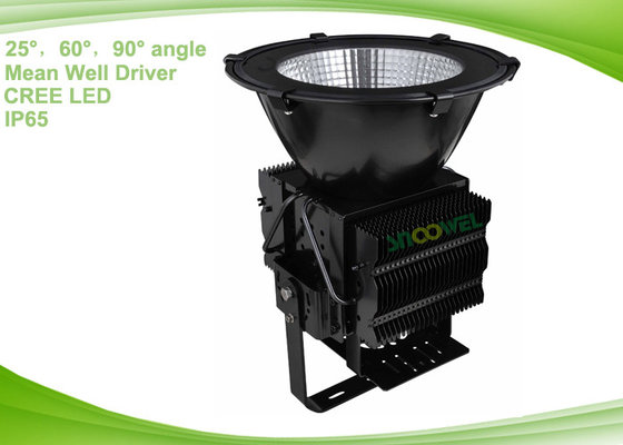 Black 200 Watts CREE LED Floodlights Replace 500w Sodium Lamps for Markers , Square supplier