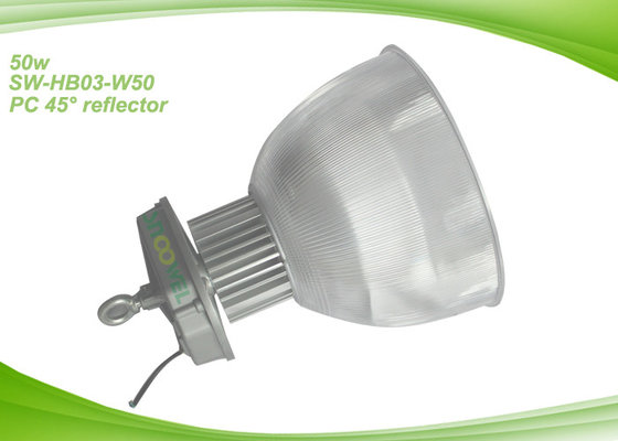 100 - 110lm / w Pure Aluminum 50W LED High Bay Lights with PC or Acrylic Reflectors supplier