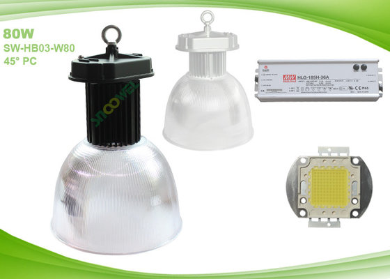 High Power 80w Industrial LED High Bay Lighting with Bridgelux Chip , LED Stadium Light supplier