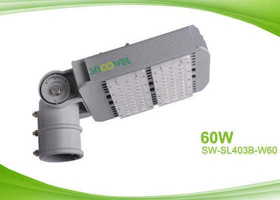 Waterproof IP65 60w LED Street Lamp for Vertical / Horizontal Poles , LED Sidewalk Lighting supplier