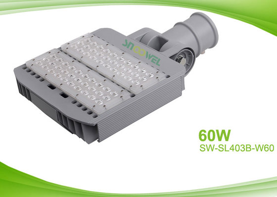 Waterproof IP65 60w LED Street Lamp for Vertical / Horizontal Poles , LED Sidewalk Lighting supplier