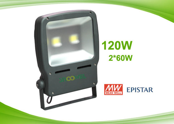 AC90 - 295V 120w Super Bright Outdoor LED Flood Lights for Tennis Court , Stadium supplier