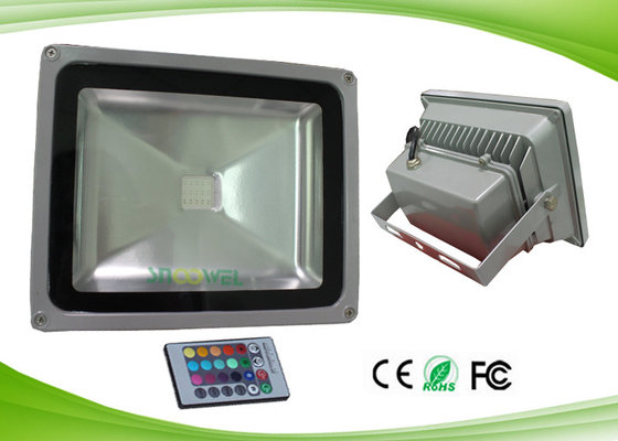 High Wattager Multi Color Changing 20W RGB Led Flood Light with 8 - 12m Control Distance supplier