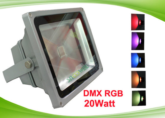 DMX 512 Outdoor Color LED Flood Lights Fixture with COB Led Chip for Tunnel , Subway supplier