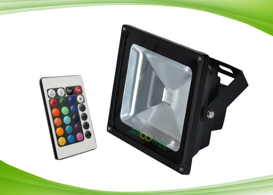 IP65 Waterproof Outdoor Wireless Multi Color Led Flood Light RGB 50W Aluminum Alloy supplier