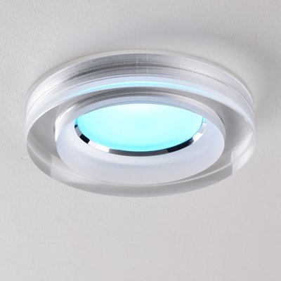 China COB inside RGB RGBW led downlight with acrylic frame supplier