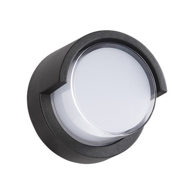 China modern garden decorative E26 bulb exterior light round aluminum Acrylic IP65 outdoor wall lamp supplier