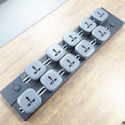 China 600mm left right protector switch universal power socket adapter movable surface mounted power track rail system socket supplier