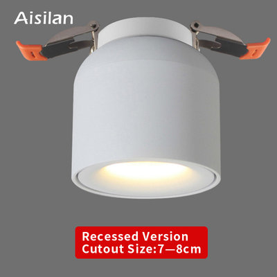 hotel home design dimmable Anti glare cob surface mounted COB LED lights Downlight supplier