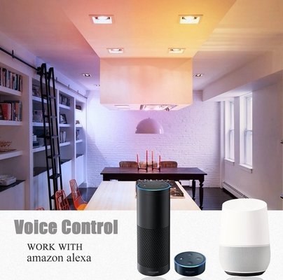 4 Inch 6 Inch 9W 15W Remote Control Wifi Tuya Smart RGB+2700-6000K LED Downlight supplier