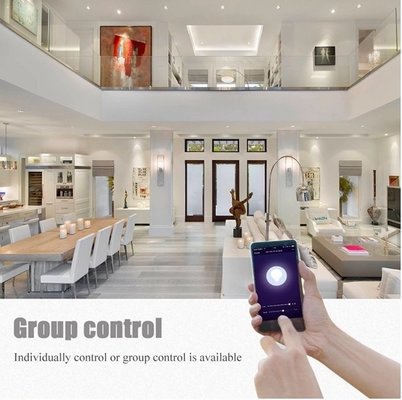 4 Inch 6 Inch 9W 15W Remote Control Wifi Tuya Smart RGB+2700-6000K LED Downlight supplier