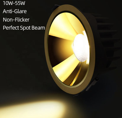 2020 Fireproof gimble 6 7 inch 15w 26w 40 watt 60w 6000k 240v retrofit cob led dimmable downlight supplier