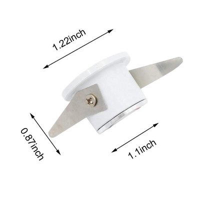 small size 30mm kitchen led spot light 1w led mini recessed downlight supplier