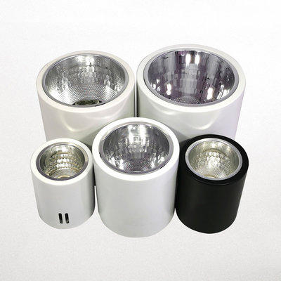 Square 6 Inch Surface Mount Can lights Led Ceiling Downlight Fixture supplier