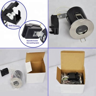 IP65 GU10 LED Recessed downlight Fired Rated Ceiling Down light with fast connector supplier