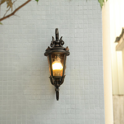 Retro Bronze Double Heads Exterior Wall Lantern E27 85V-280V Waterproof Wall Lamp Porch Light Outdoor Balcony Lamp supplier