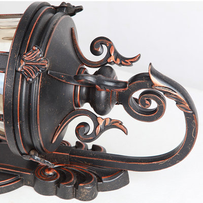 Retro Bronze Double Heads Exterior Wall Lantern E27 85V-280V Waterproof Wall Lamp Porch Light Outdoor Balcony Lamp supplier