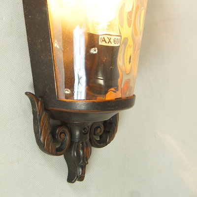 Wholesale Wall Mounted Outdoor Lights Waterproof Aluminum&Glass Vintage LED Outdoor Wall Lamps supplier