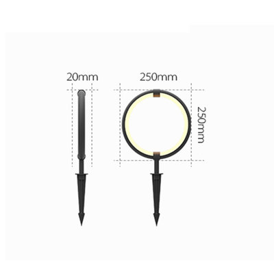 Lawn Walkway Square Powered Landscape Stake Yard Decoration Underground Spike LED Light Solar Ground Garden Lights Outdo supplier