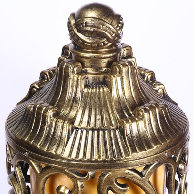 main gate pillar light outdoor pedestal lantern decorative garden house fence garden post lights supplier