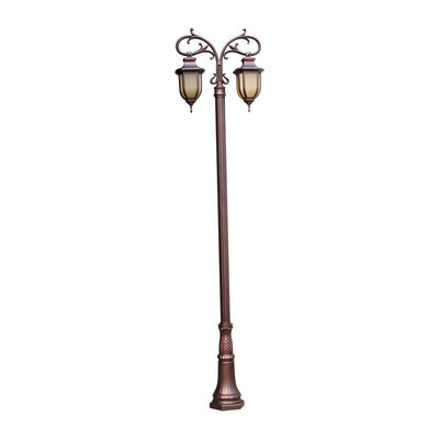 European style decorative vintage courtyard garden outdoor pole mounted luminaire led yard lamp supplier