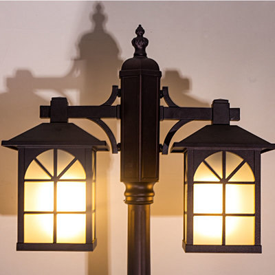 Garden Light waterproof solar street lamp with intelligent light control and radar sensor supplier