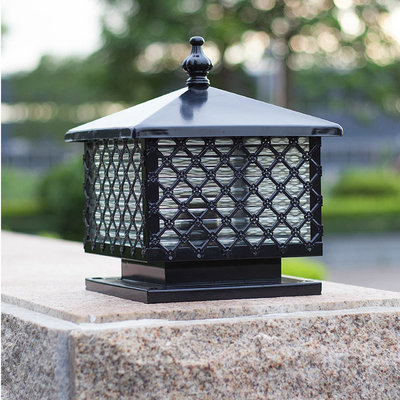 Waterproof Aluminium Pillar Lamp Door Column Light Outdoor Fence landscape Lights supplier