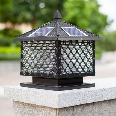 Waterproof Aluminium Pillar Lamp Door Column Light Outdoor Fence landscape Lights supplier