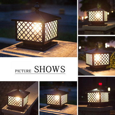 Waterproof Aluminium Pillar Lamp Door Column Light Outdoor Fence landscape Lights supplier