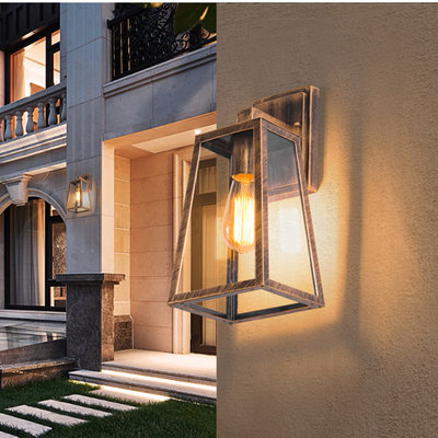 Modern Style LED Wall Mount Fixture Decorative Outdoor Lighting Waterproof Garden Wall Light lamps supplier