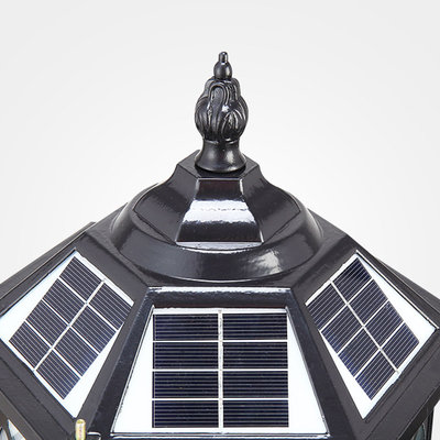 outdoor IP65 waterproof 1w 2w 3w 4w 5w modern garden solar led pillar light supplier