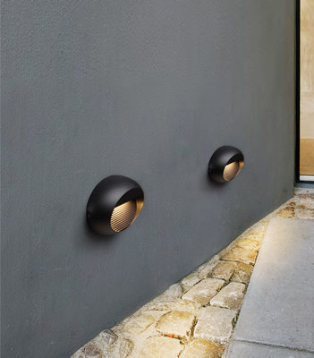 Outdoor Wall Lamps Gray outdoor IP65 waterproof led wall lamp high lumen aluminum cheap decorative vintage wall lamp for supplier