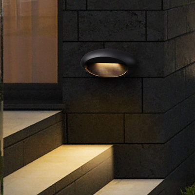 Outdoor Wall Lamps Gray outdoor IP65 waterproof led wall lamp high lumen aluminum cheap decorative vintage wall lamp for supplier