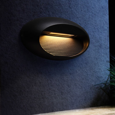 Outdoor Wall Lamps Gray outdoor IP65 waterproof led wall lamp high lumen aluminum cheap decorative vintage wall lamp for supplier
