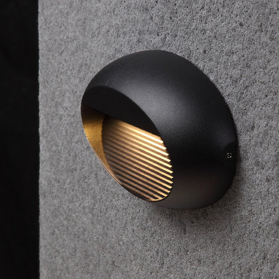 Outdoor Wall Lamps Gray outdoor IP65 waterproof led wall lamp high lumen aluminum cheap decorative vintage wall lamp for supplier