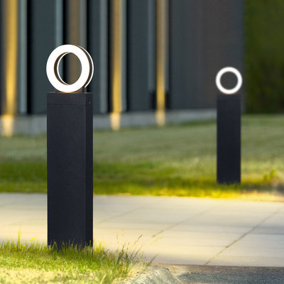 Hot selling IP65 intelligence light sensor garden light high brightness 5W 7W 15W led solar garden lights supplier
