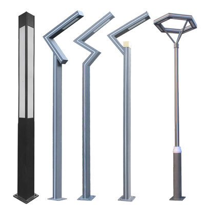 Modern design simple style cylinder garden lighting pole light outdoor lawn lamp supplier