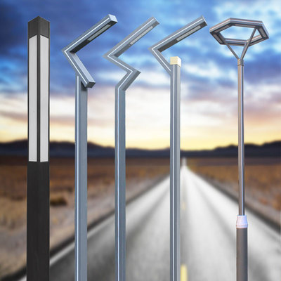 Modern design simple style cylinder garden lighting pole light outdoor lawn lamp supplier