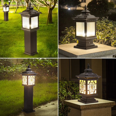 5w outdoor waterproof integrated solar garden light for lawn patio yard walkway driveway aluminum solar path courtyard l supplier