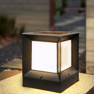 Wholesale cheap Modern Decorative Outdoor Square Led Gate Post Wall Pillar Light Waterproof For Parks Gardens Fence supplier