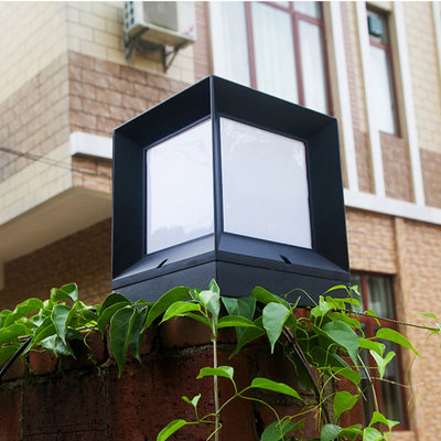 Wholesale cheap Modern Decorative Outdoor Square Led Gate Post Wall Pillar Light Waterproof For Parks Gardens Fence supplier